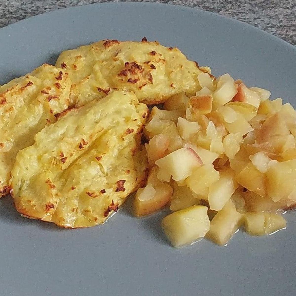 Kartoffel - Apfel -Rösti mit Apfelkompott von antelfrau. Ein Thermomix ...