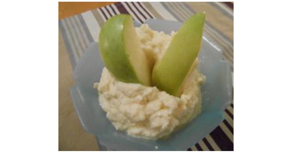 Eis " Grüner Apfel " ( gelato alle mele ) von Heimchen. Ein Thermomix ...